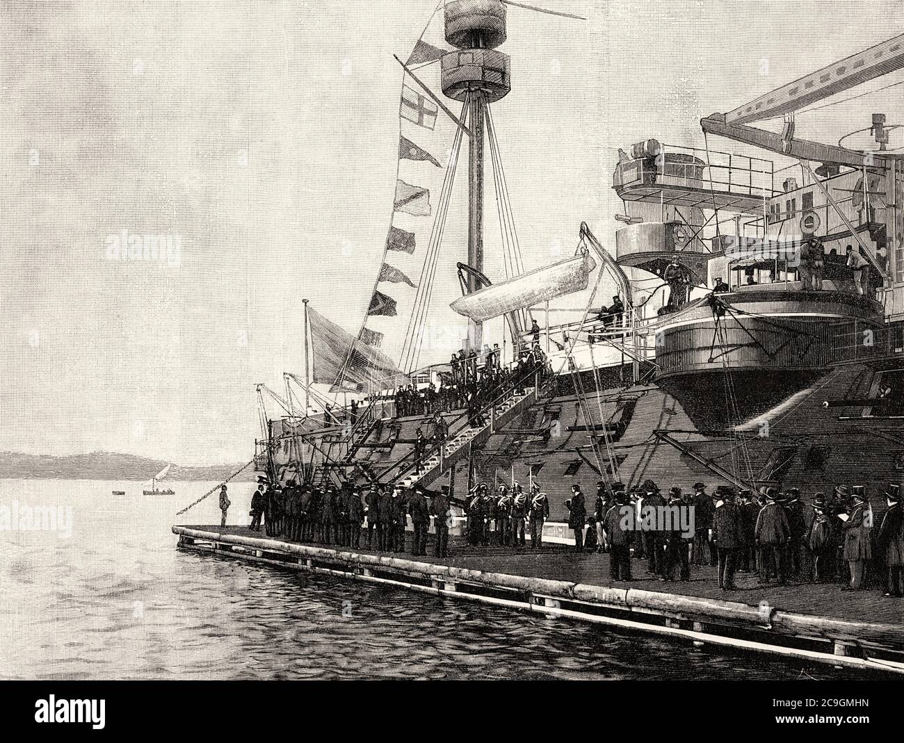 The President of the French Republic Mr. Carnot visiting the Spanish ...