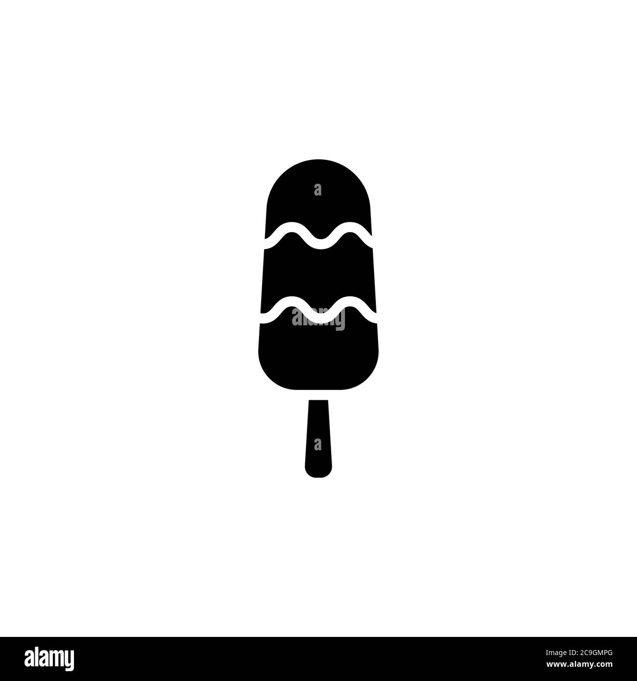 Ice lolly, ice cream icon. Simple sign, logo Stock Vector Image & Art ...