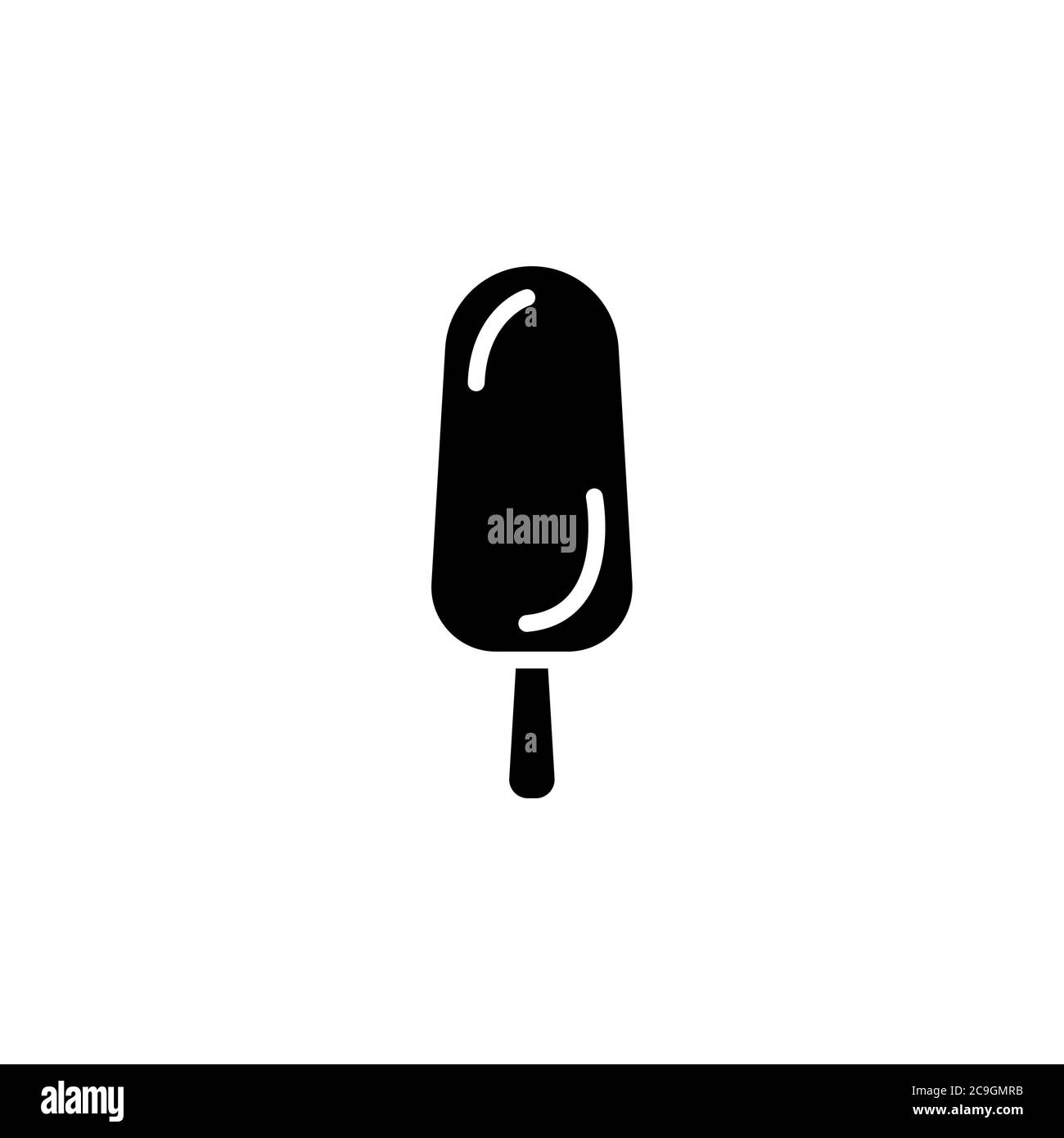 Ice lolly, ice cream icon. Simple sign, logo Stock Vector Image & Art ...