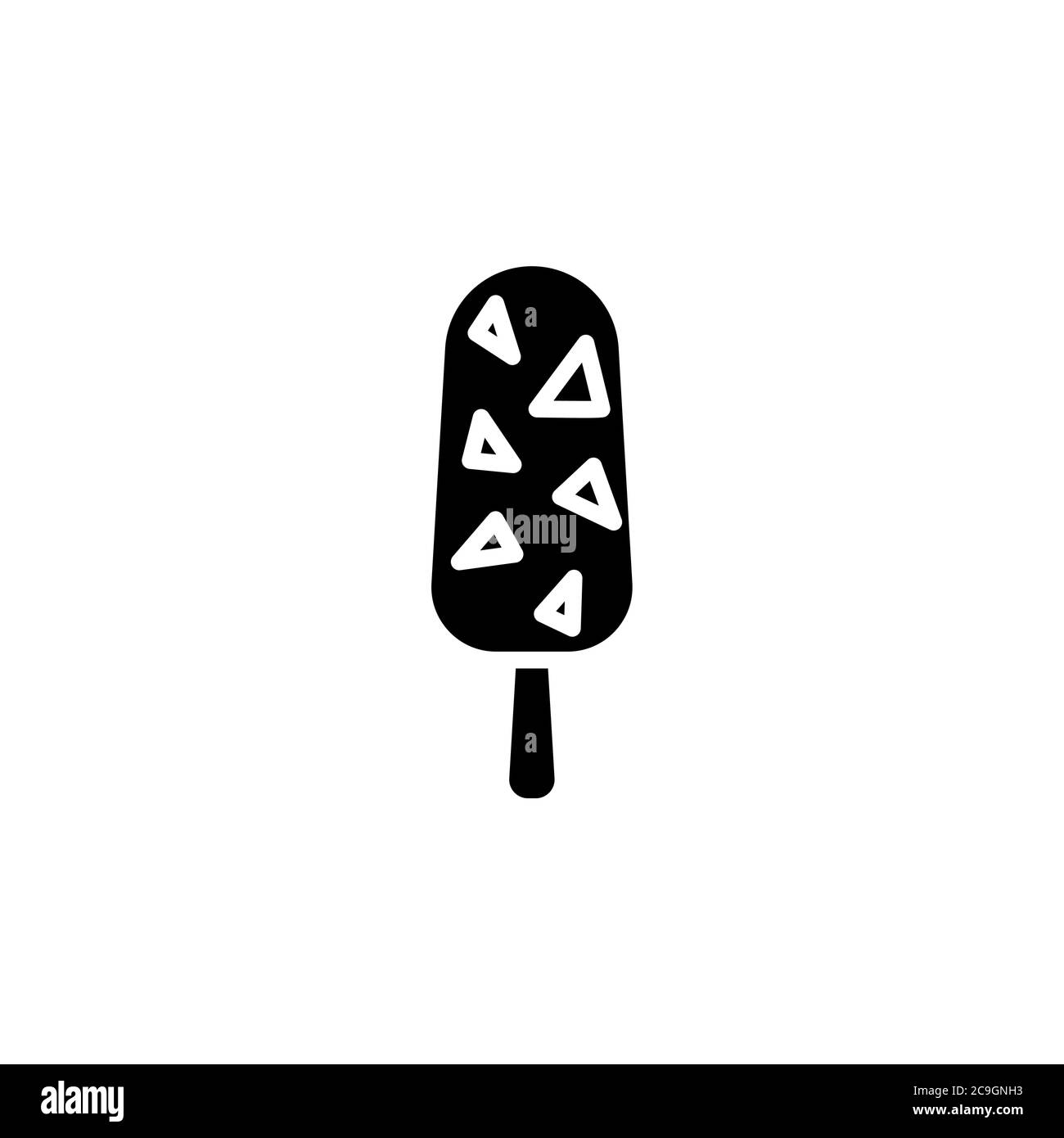 Ice lolly, ice cream icon. Simple sign, logo Stock Vector Image & Art ...