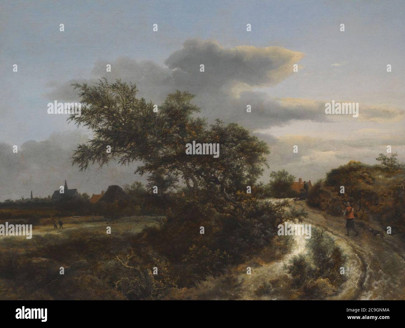 Jacob van ruisdael dune landscape hi-res stock photography and images ...