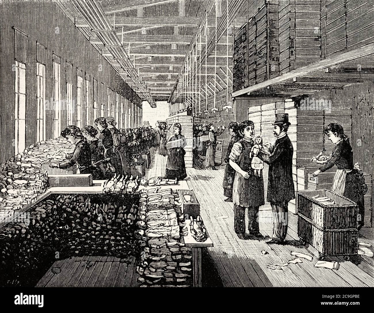 Toy Factory Illustration