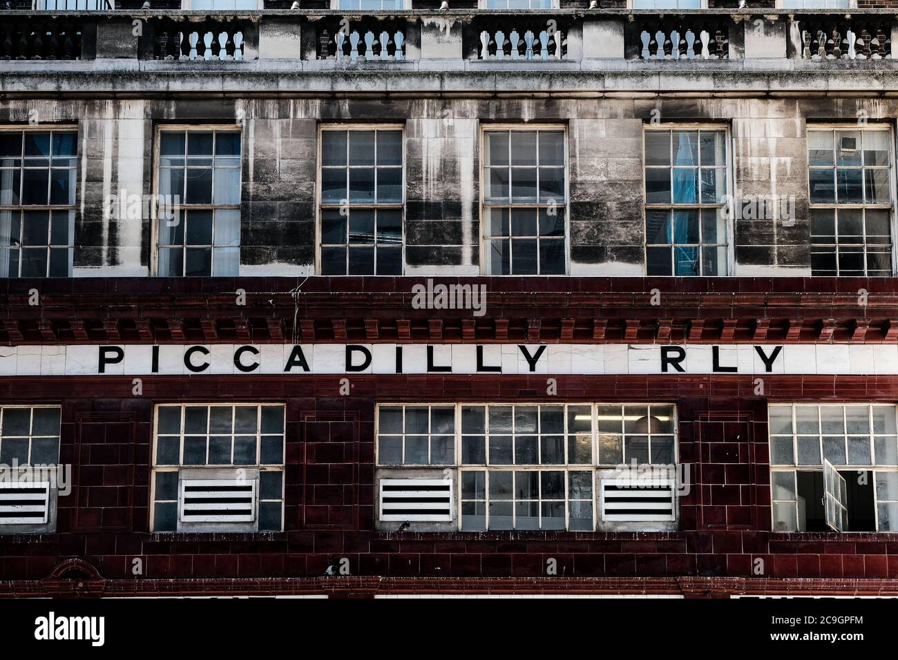 Disused piccadilly strand station london hi-res stock photography and ...