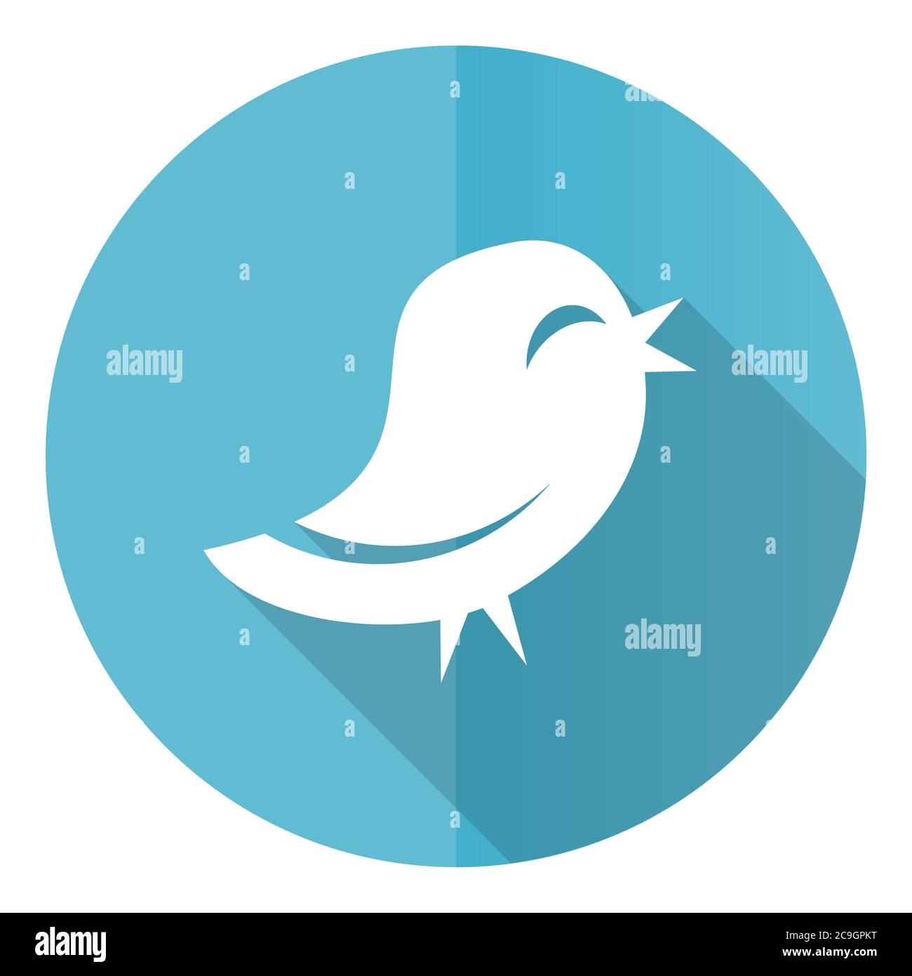 Round Twitter Button