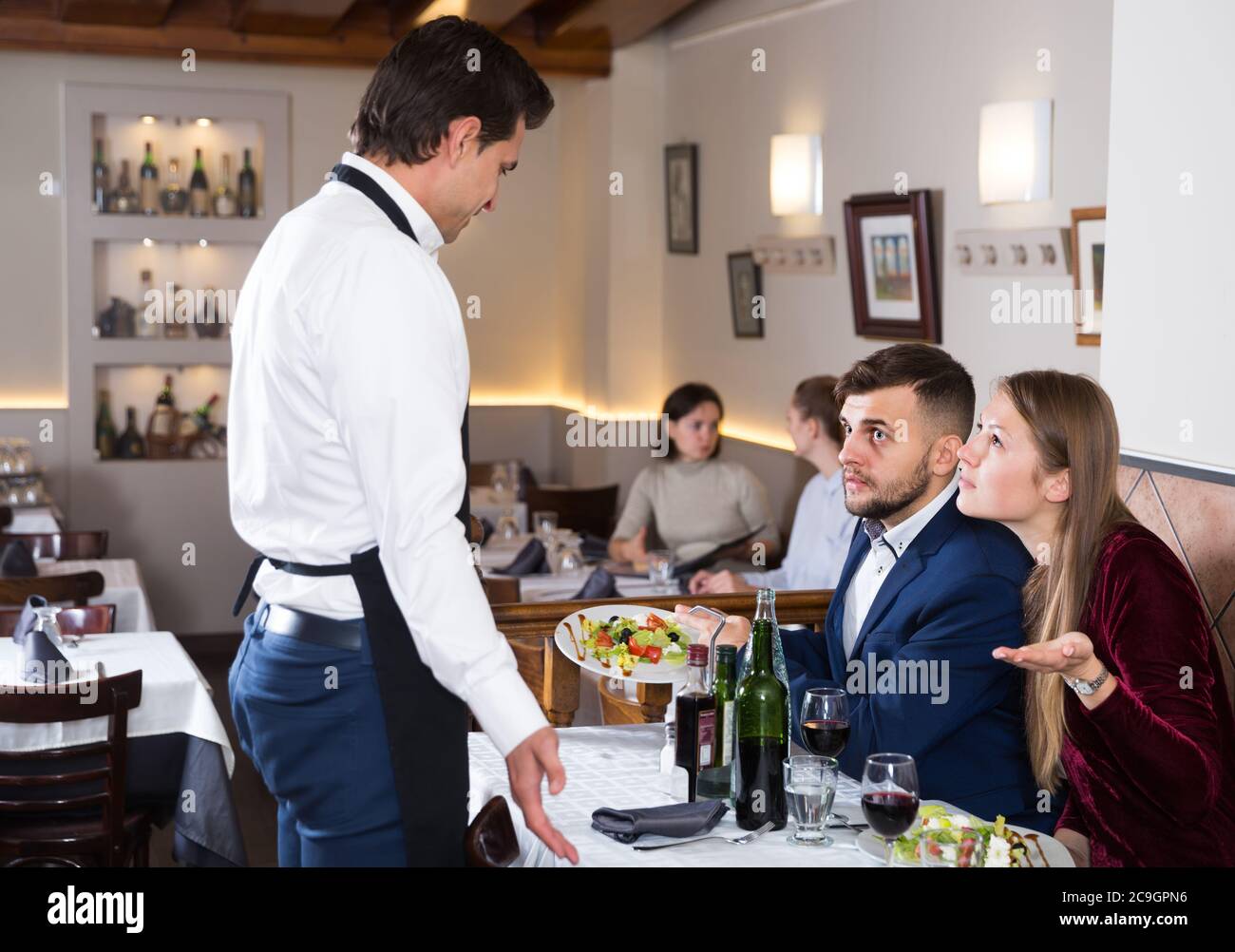 Bad food waiter hi-res stock photography and images - Alamy