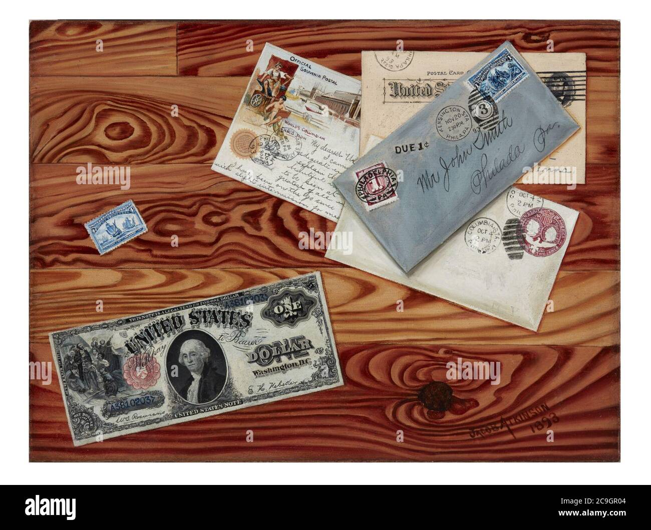 Jacob Atkinson - Souvenir of the Columbian Exposition Stock Photo - Alamy