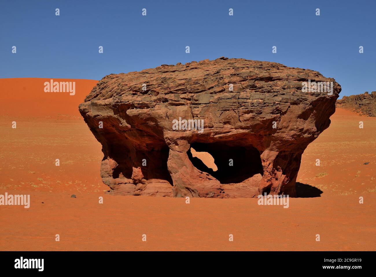 TADRART ROUGE , ALGERIA. SAHARA DESERT. TIN MERZOUGA AND MOUL N AGA ...