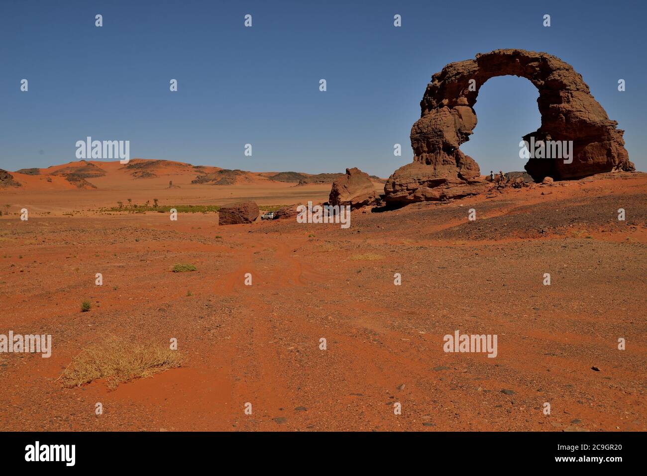 TADRART ROUGE , ALGERIA. SAHARA DESERT. TIN MERZOUGA AND MOUL N AGA ...