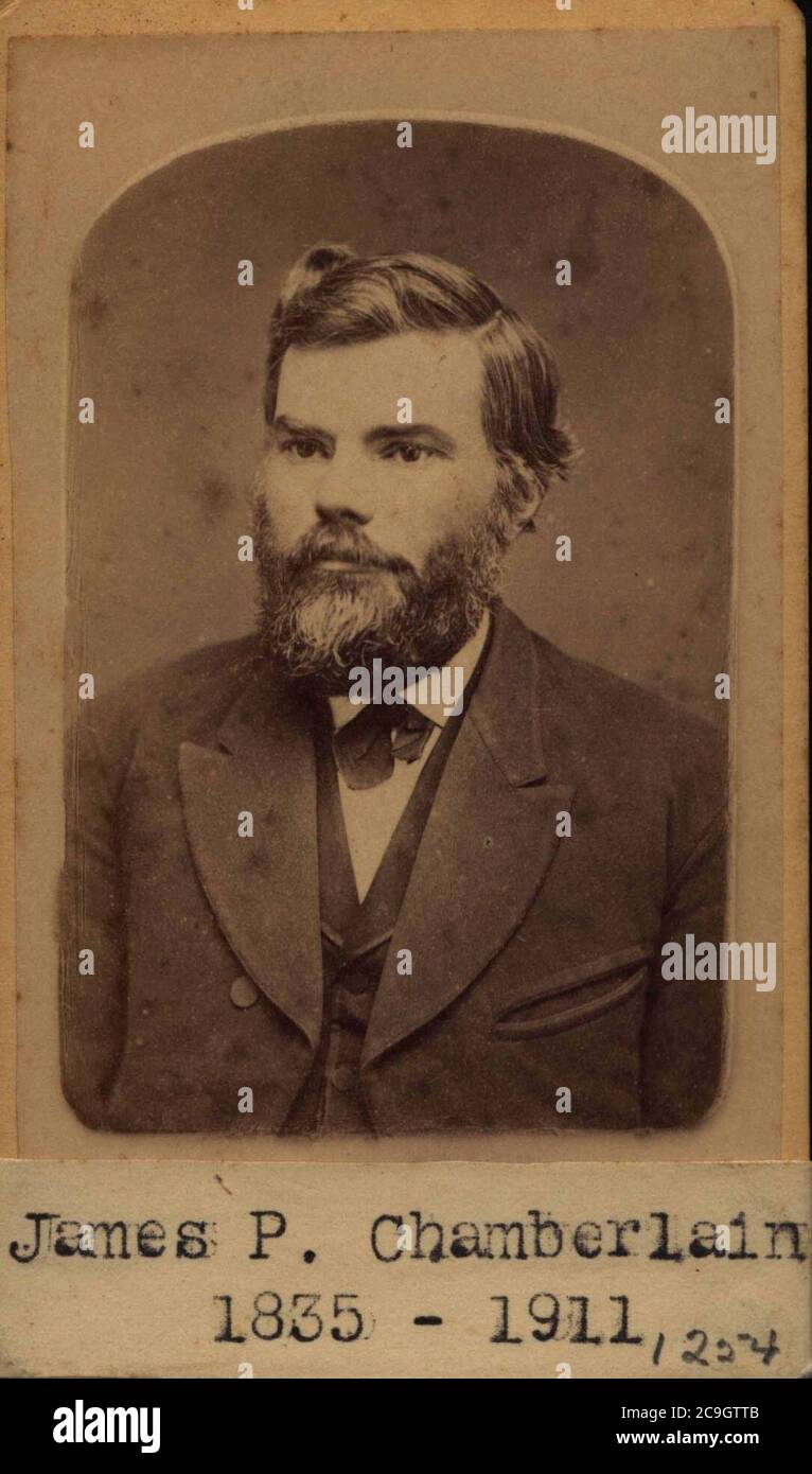 James Patton Chamberlain, photograph by John Robertson Stock Photo - Alamy