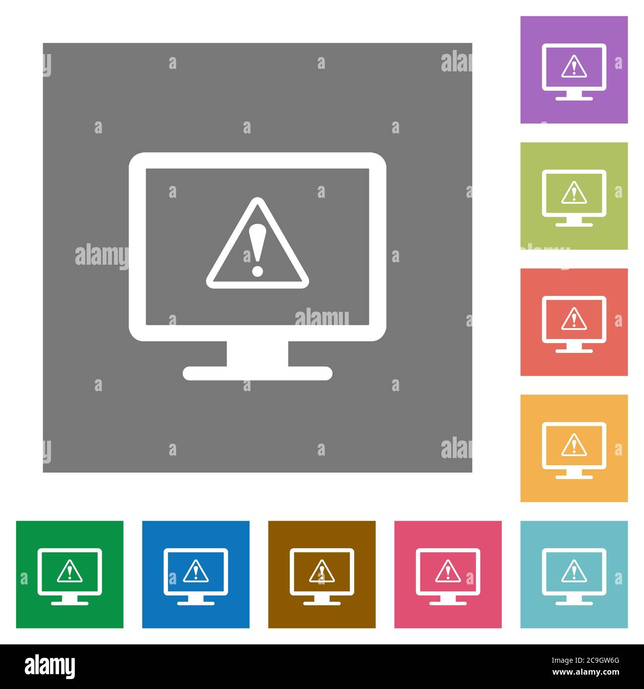 Green screen warning sign Cut Out Stock Images & Pictures - Alamy