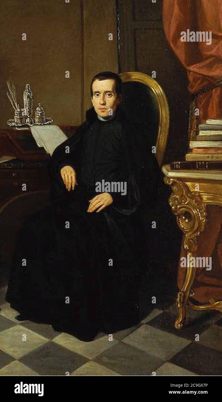 Jaime Balmes (Real Academia de la Historia), cropped Stock Photo - Alamy