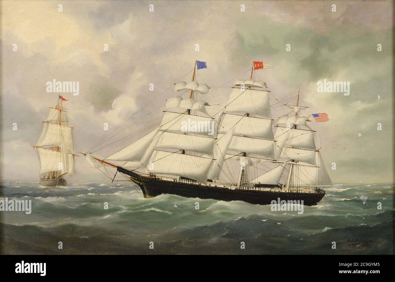 Jacob A. Stamler (1856 ship) by Adam Stock Photo - Alamy