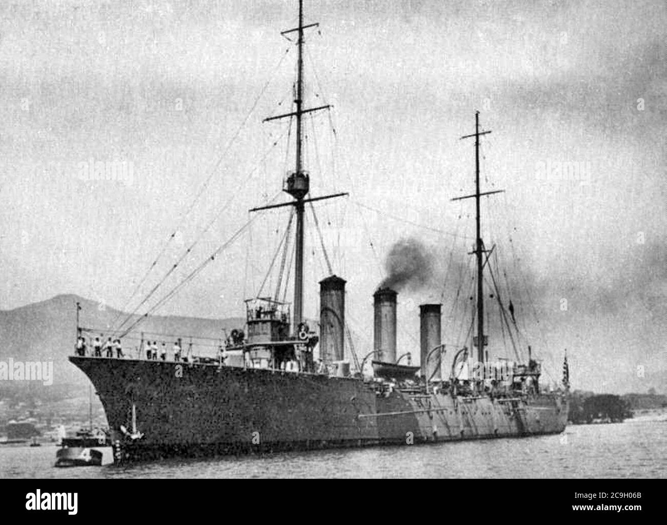 Japanese cruiser Tone at unknown date Stock Photo - Alamy