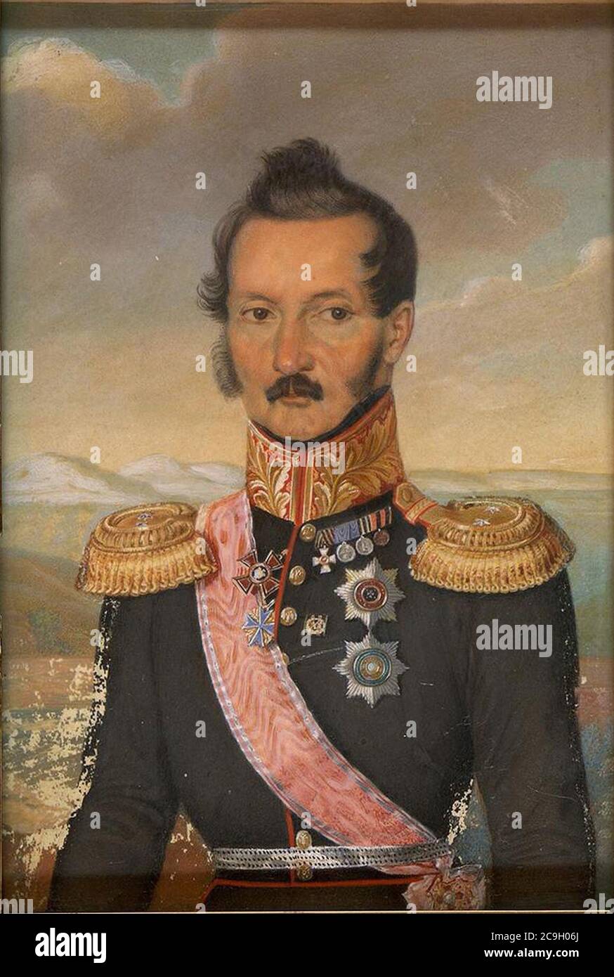 Ivan Mikhailovitch Ushakov by Unidentified artist - Hermitage Stock Photo - Alamy