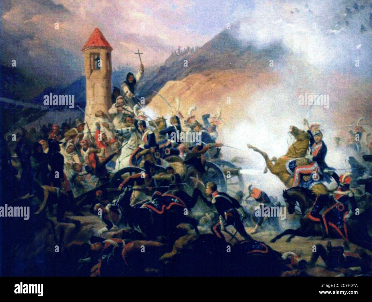 January Suchodolski - Battle of Somosierra Stock Photo - Alamy