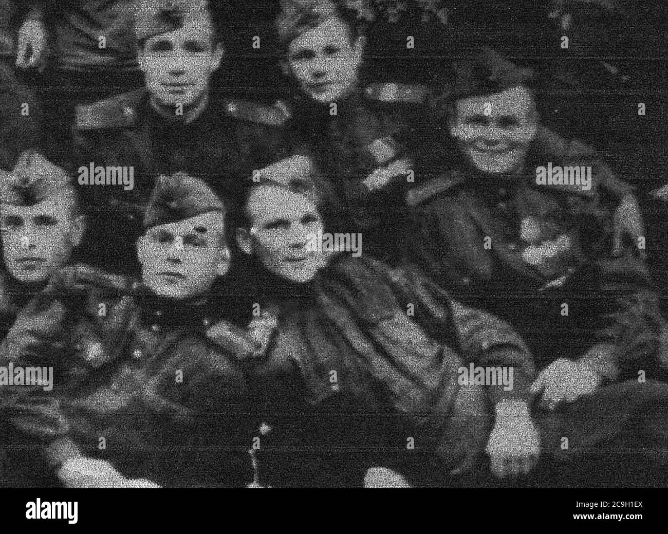Ivan Klimenko and his fellow soldiers 1943 Stock Photo - Alamy