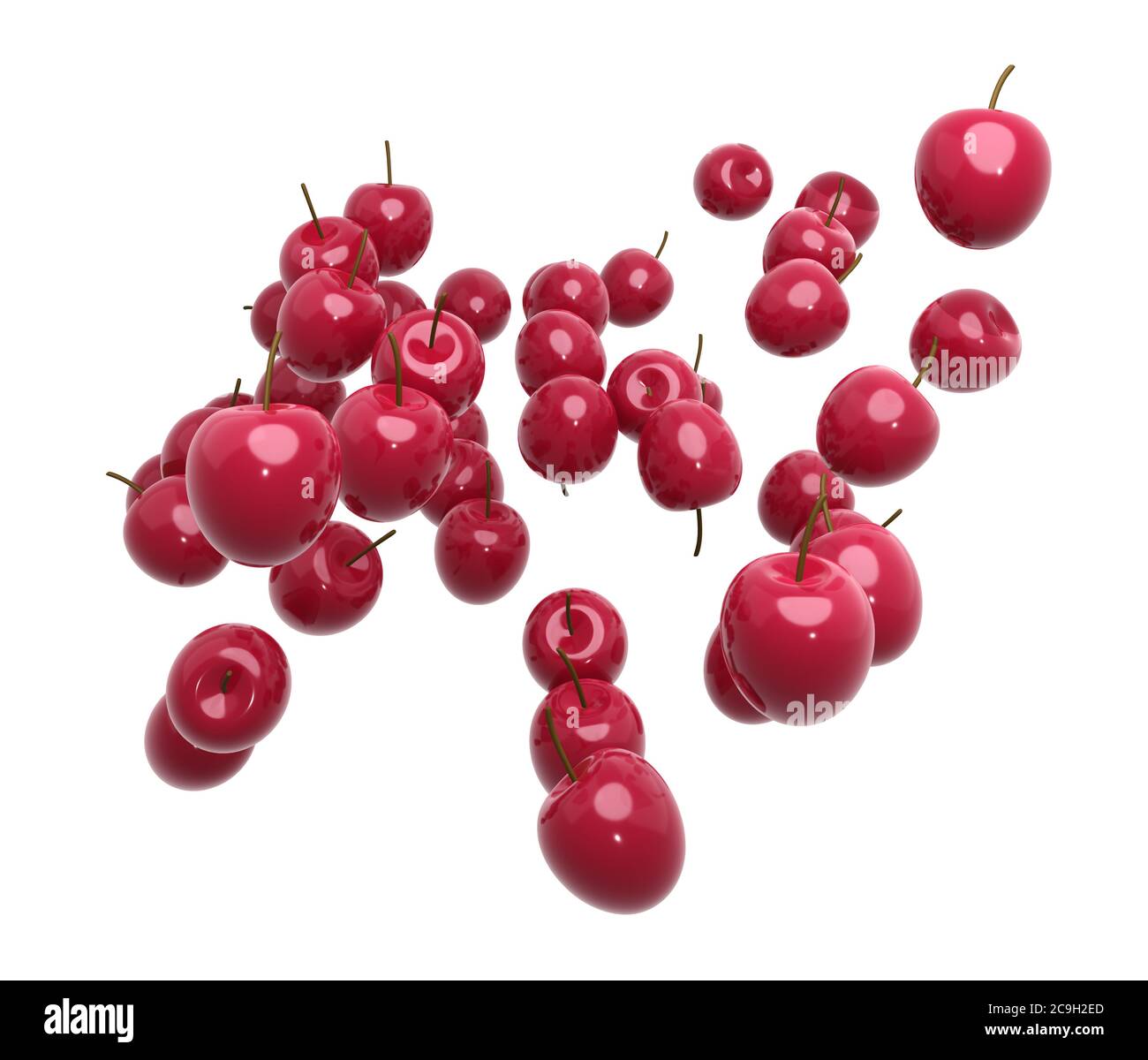 Falling cherry hi-res stock photography and images - Alamy
