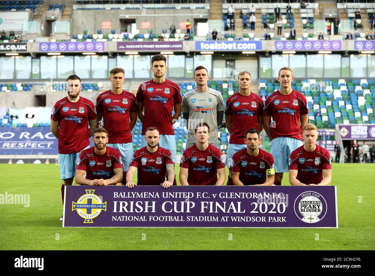 Ballymena united football team hi-res stock photography and images - Alamy