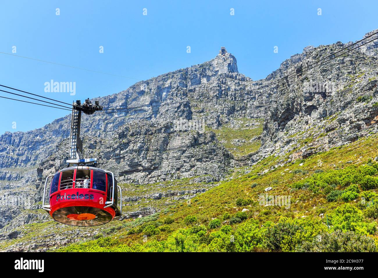 Table Mountain Cable Car, Cape Town, Western Cape, South Africa Stock ...