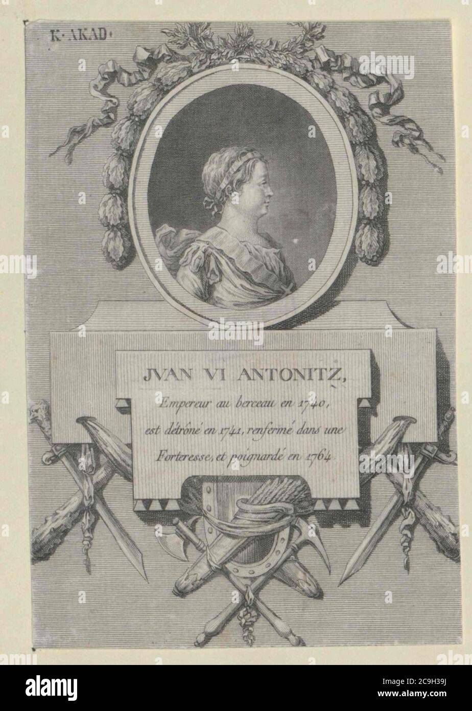 Ivan VI, tsar de Russie 01 Stock Photo - Alamy