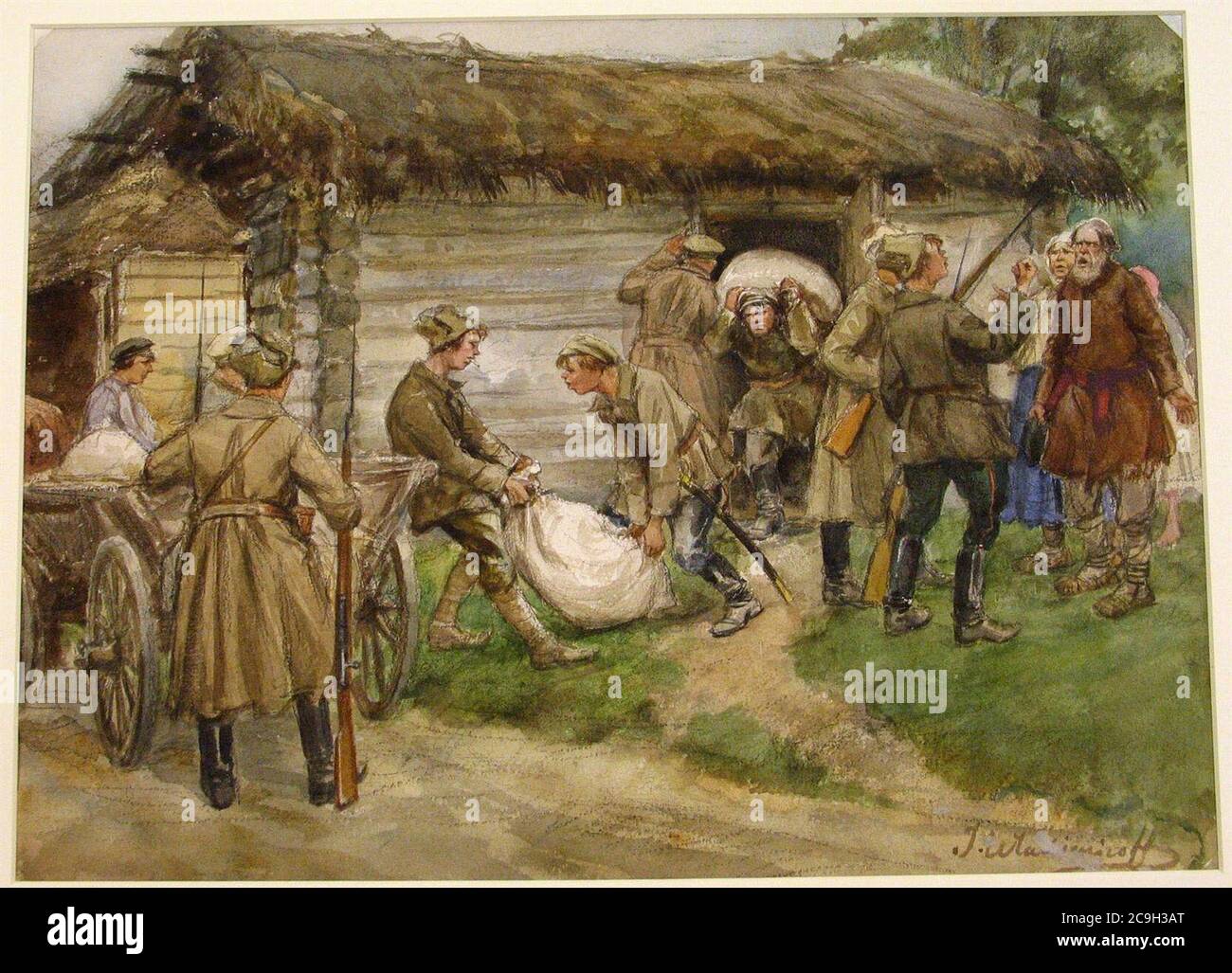 Ivan Vladimirov requisitioning.!HD Stock Photo - Alamy