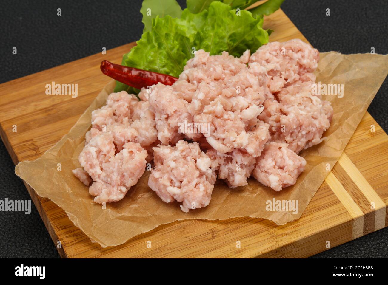 Homemade pork minced meat ready for cooking Stock Photo - Alamy