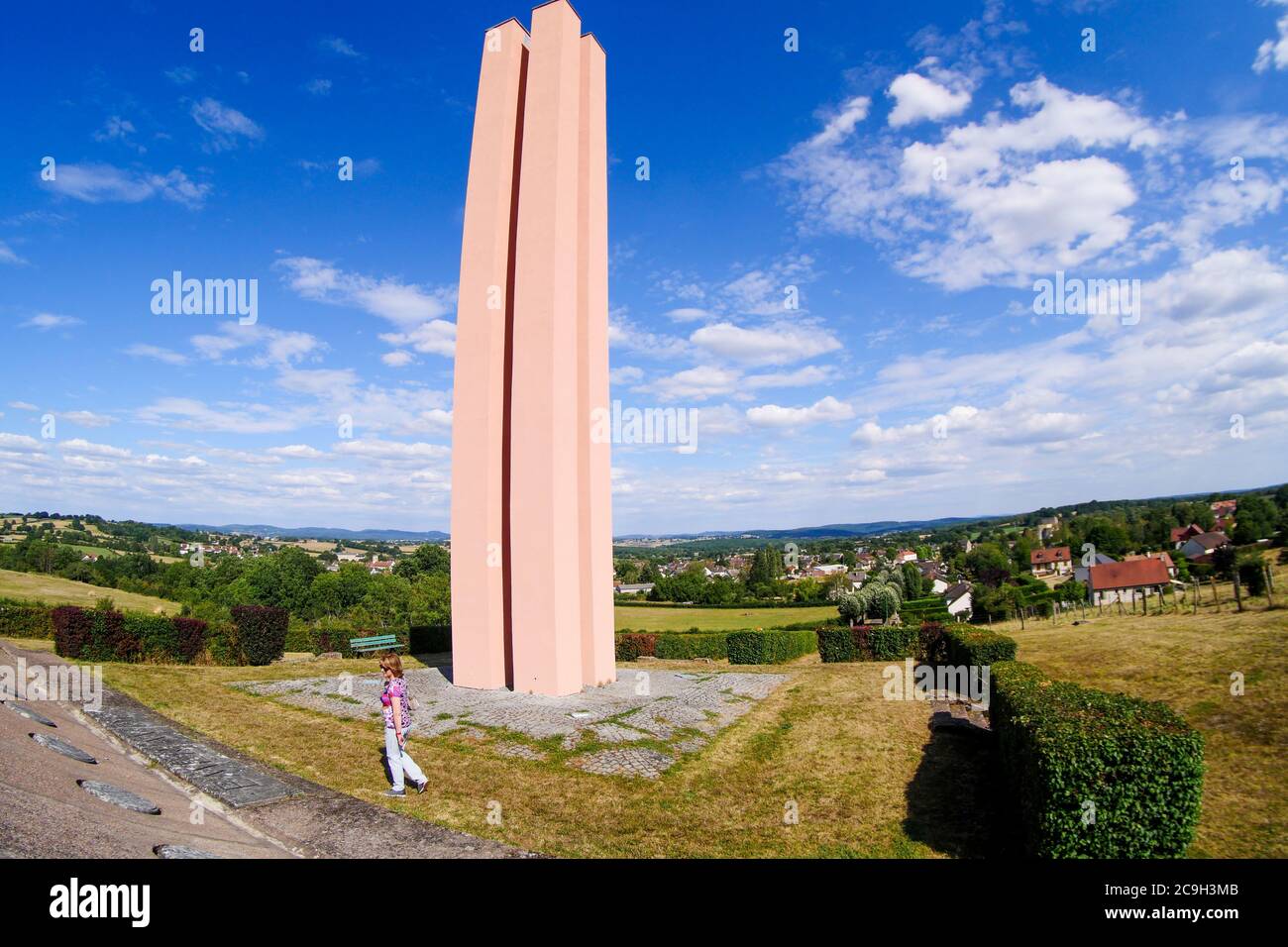 Monument to the victims of the Emeraude plane crash (January 14th 1934 ...