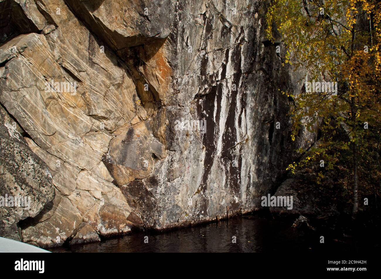 Rocks in a national park in East-Finland Stock Photo - Alamy