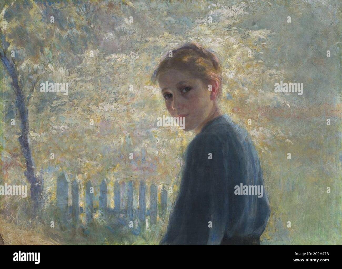 Ivana Kobilca - Gosja pastirica (skica Stock Photo - Alamy