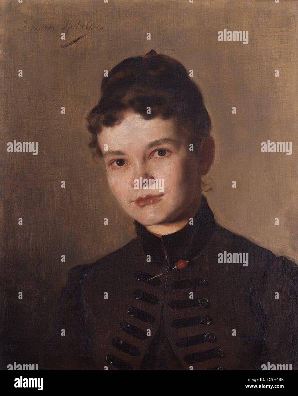 Ivana Kobilca - Portret Marije Pintar Stock Photo - Alamy