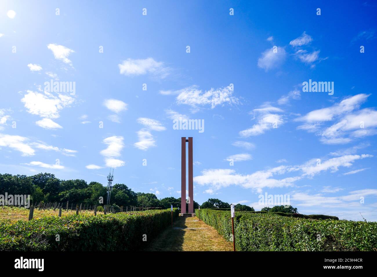Monument to the victims of the Emeraude plane crash (January 14th 1934 ...