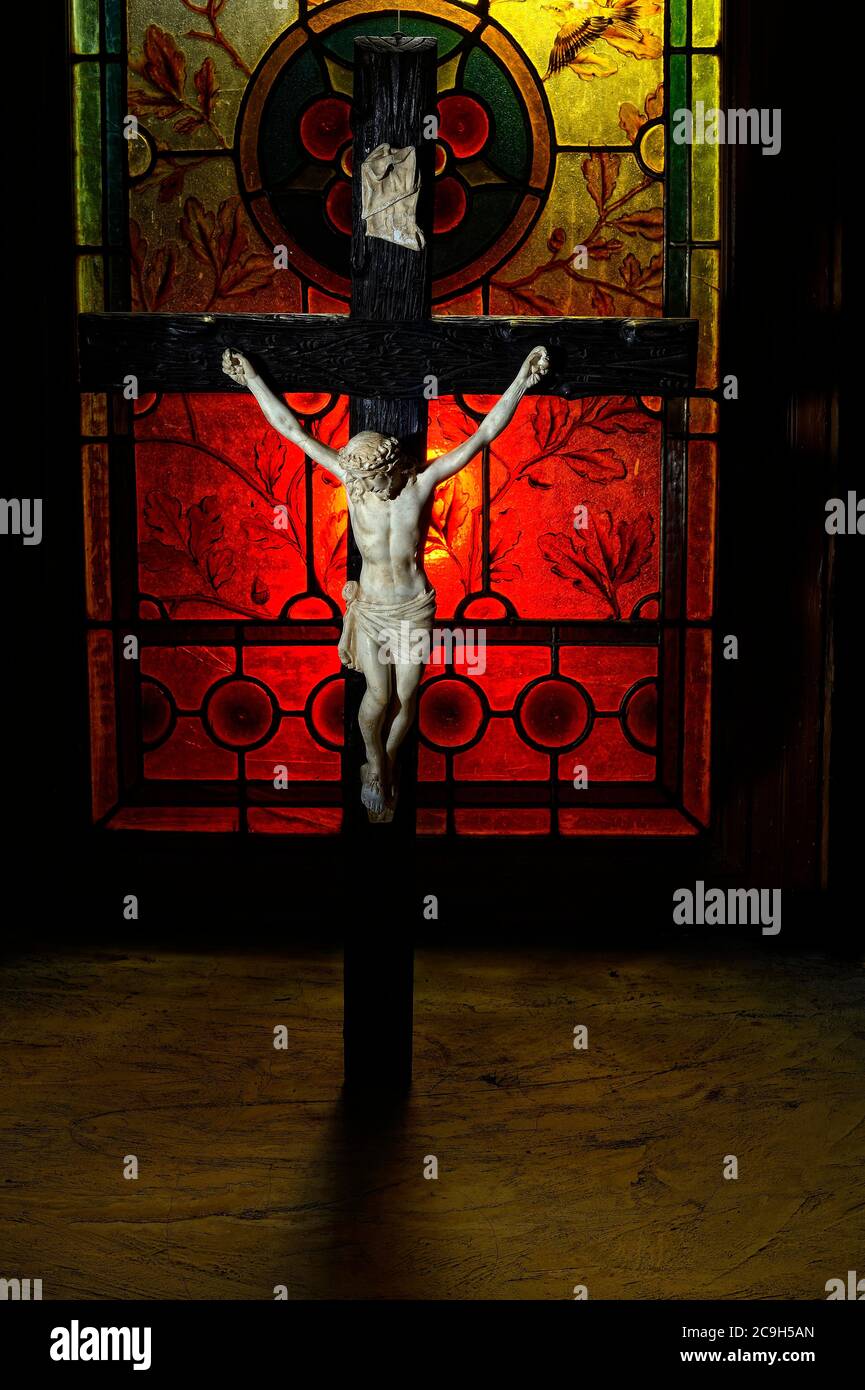 Jesus on the cross, Crucifix Germany Stock Photo - Alamy