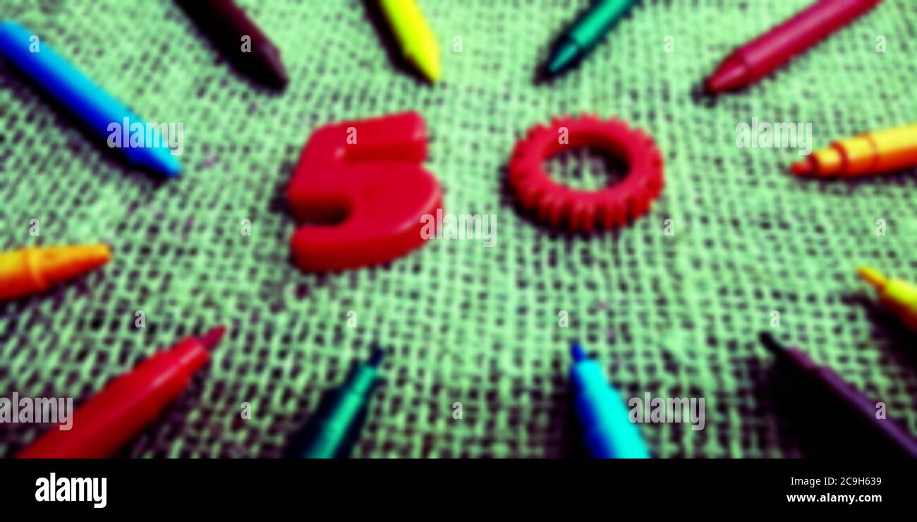 50 number Mathematical numeric digits presented with educational ...