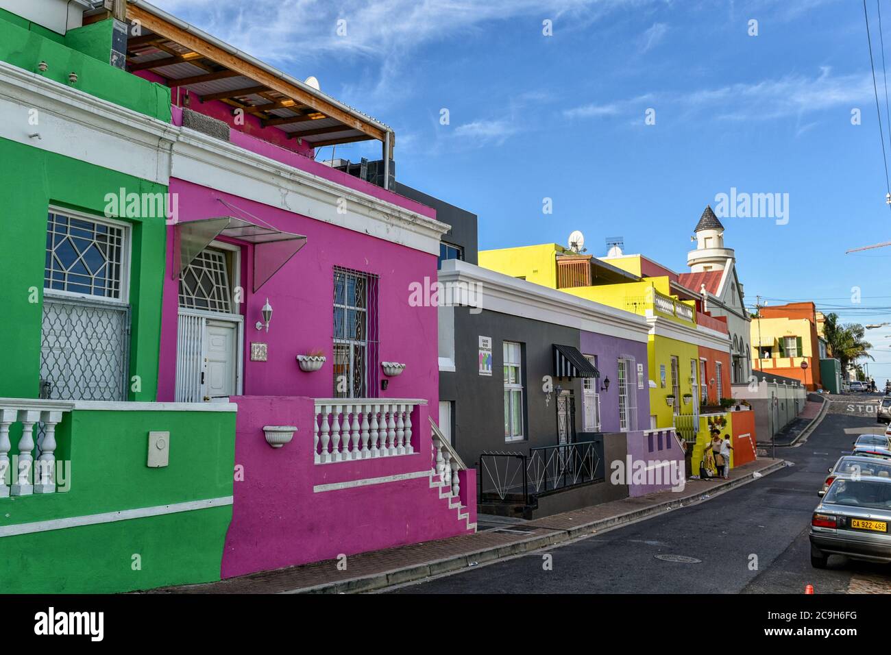 Bokaap is the home to beautiful houses which attracts many tourists ...