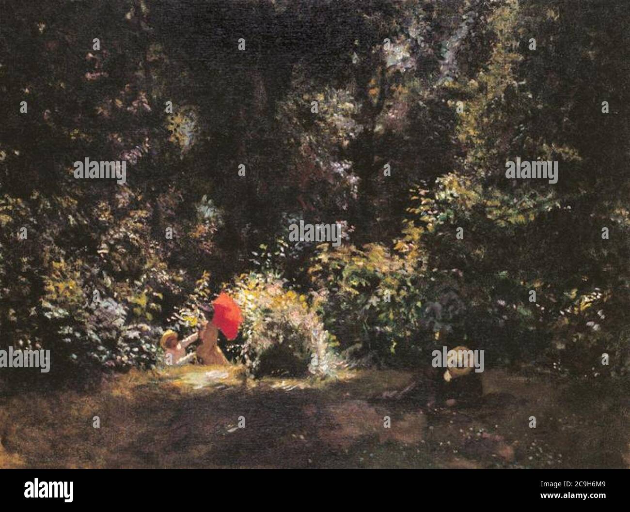 Iványi Picnic c. 1900 Stock Photo - Alamy