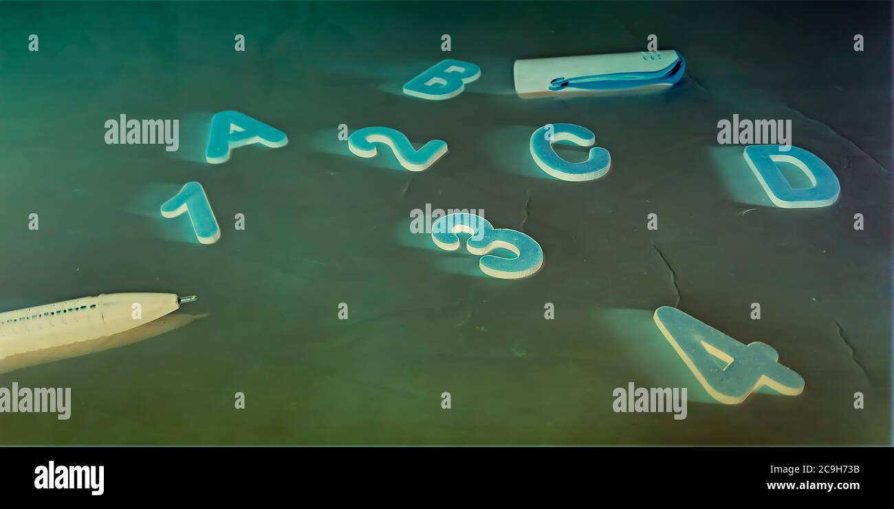 Alphanumeric digits presented on invert abstract illustration pattern ...