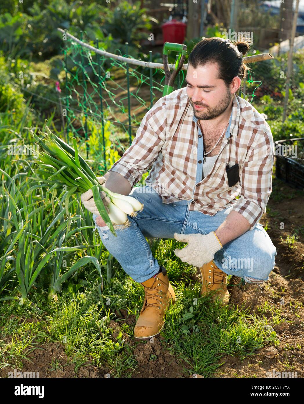 Portrait positive man engaged hi-res stock photography and images - Alamy