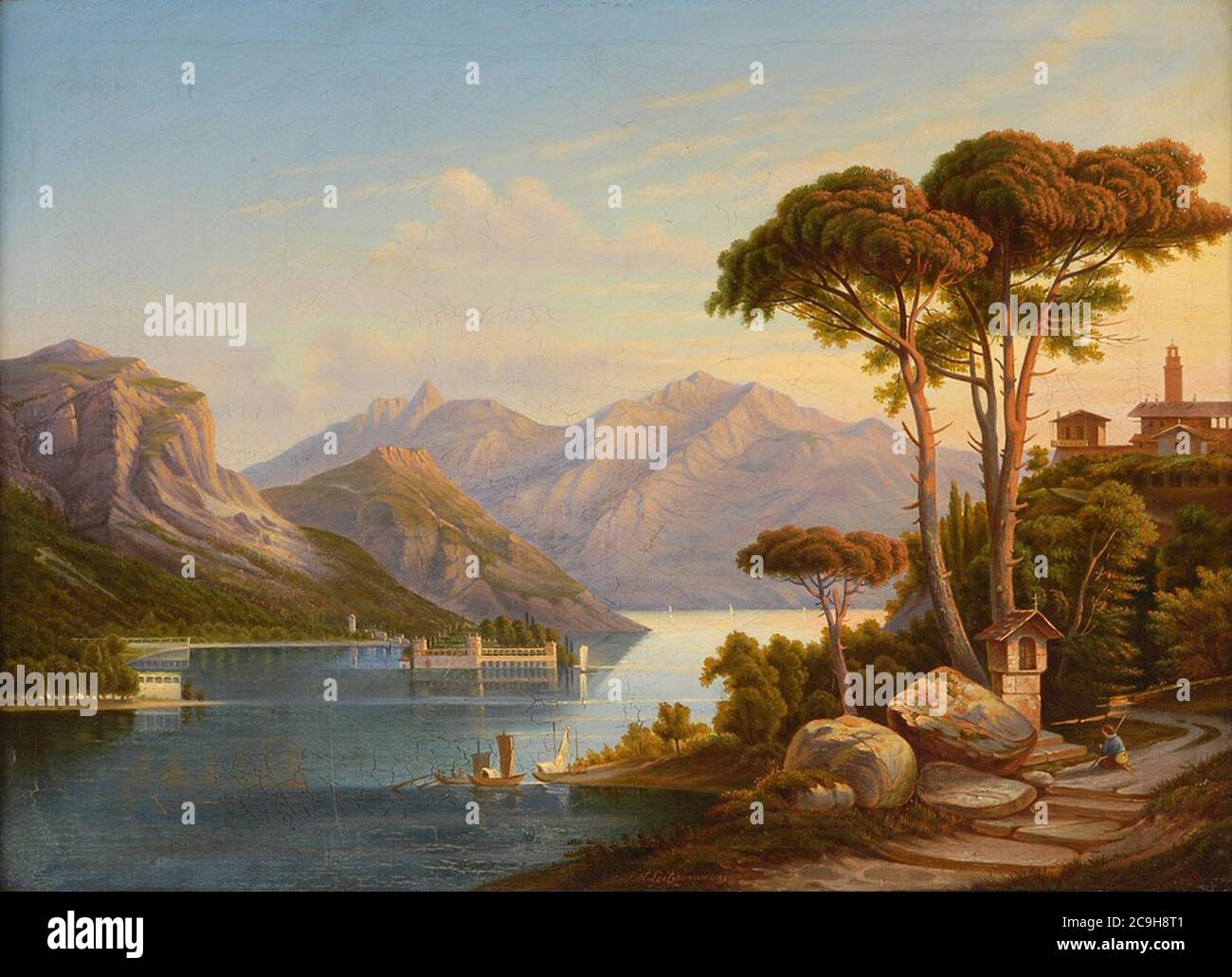 J M Leitzmann Isola Bella 1851 Stock Photo Alamy