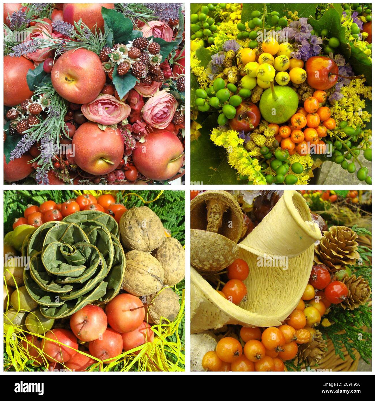 Squares of ripe fruit and vegetables Stock Photo - Alamy