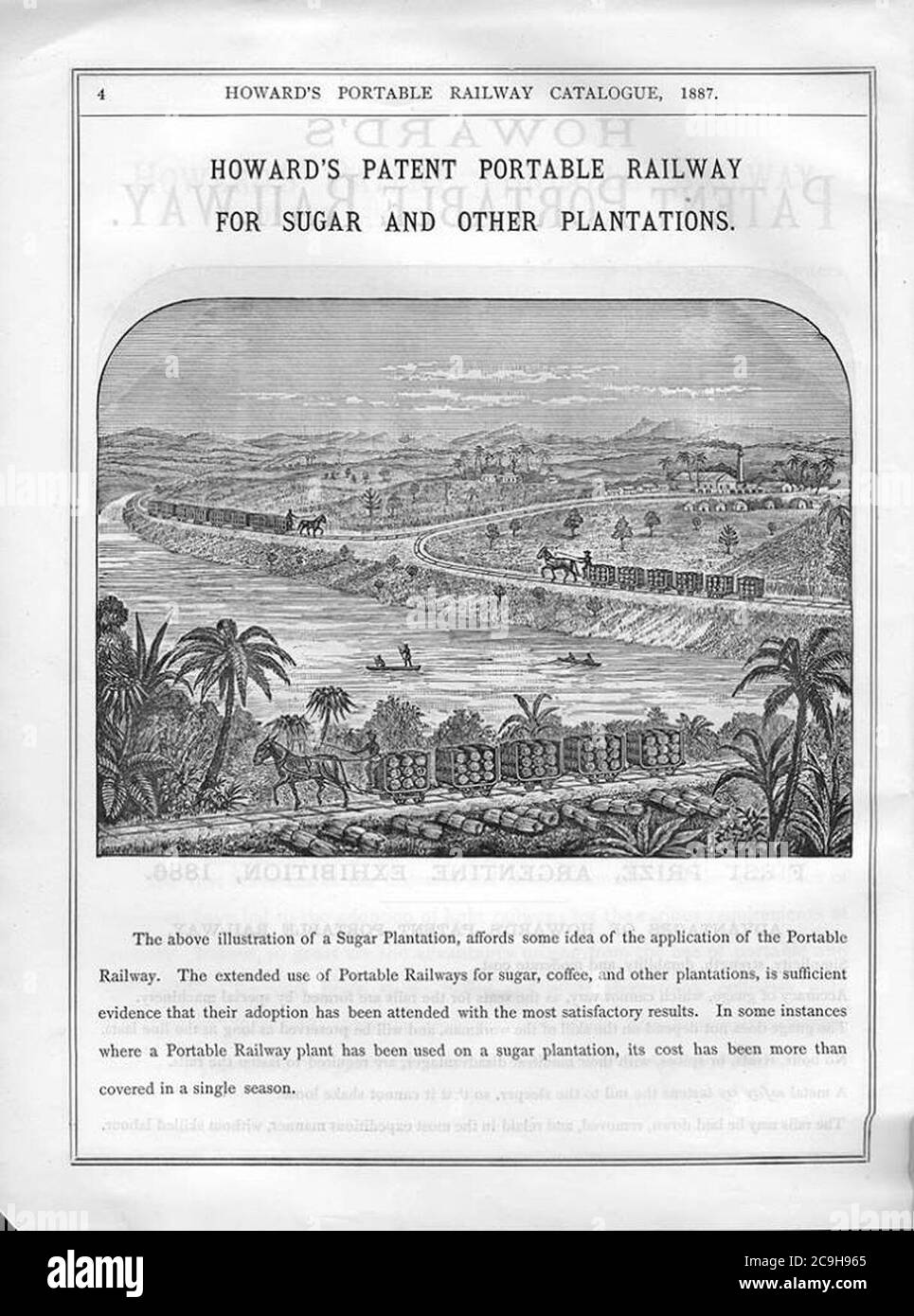 J&F Howard Catalogue 1887 006 Stock Photo - Alamy