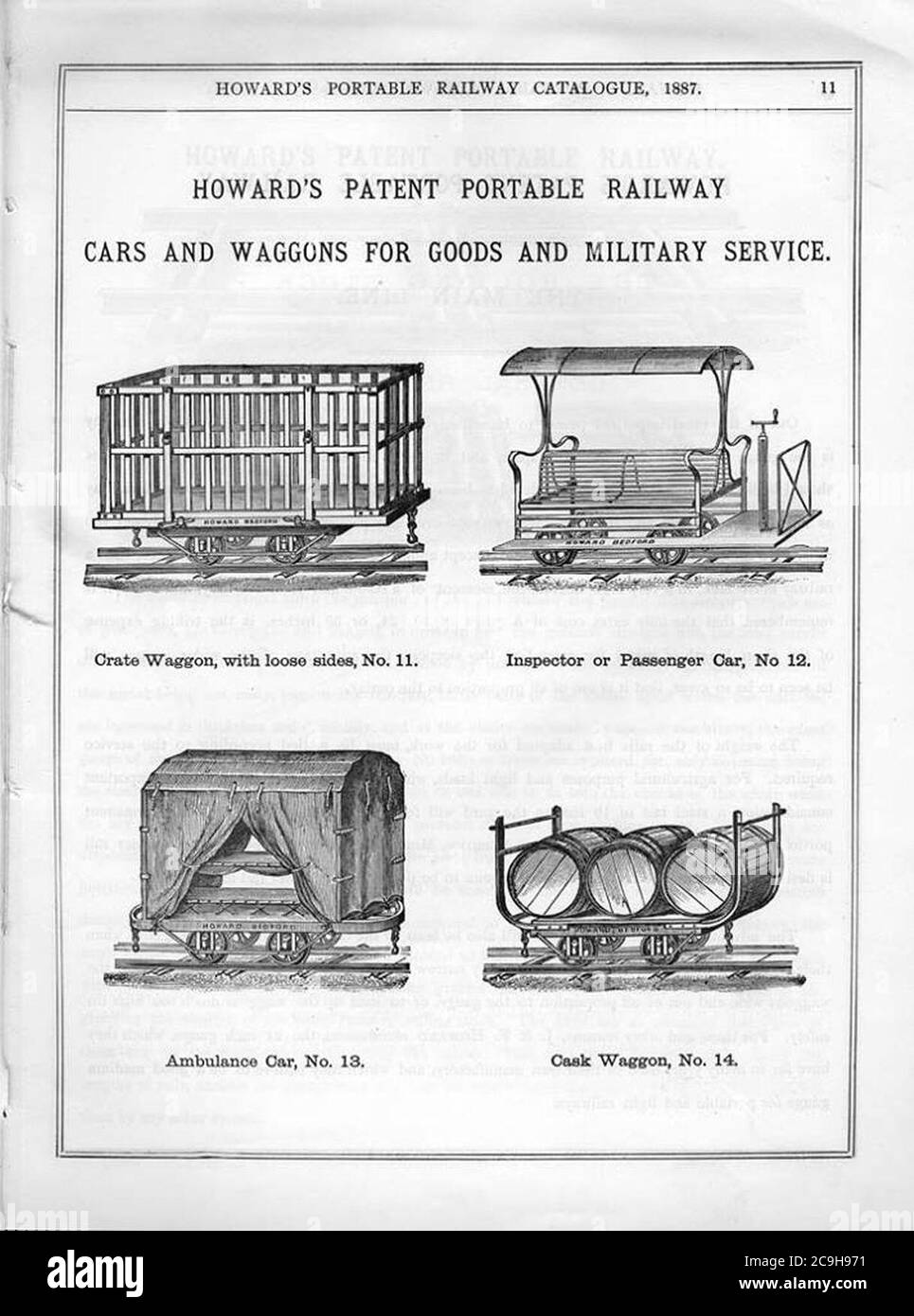 J&F Howard Catalogue 1887 013 Stock Photo - Alamy