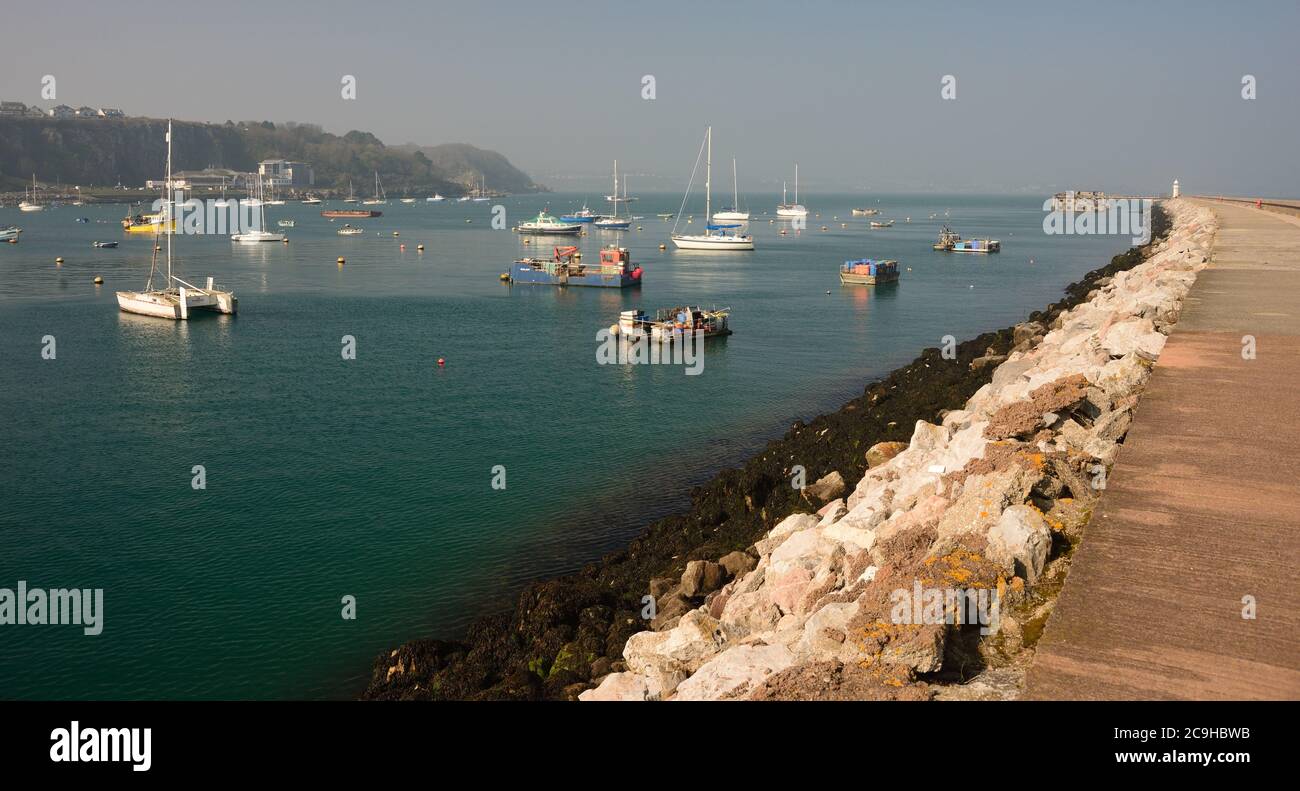 Brixham breakwater light hi-res stock photography and images - Alamy