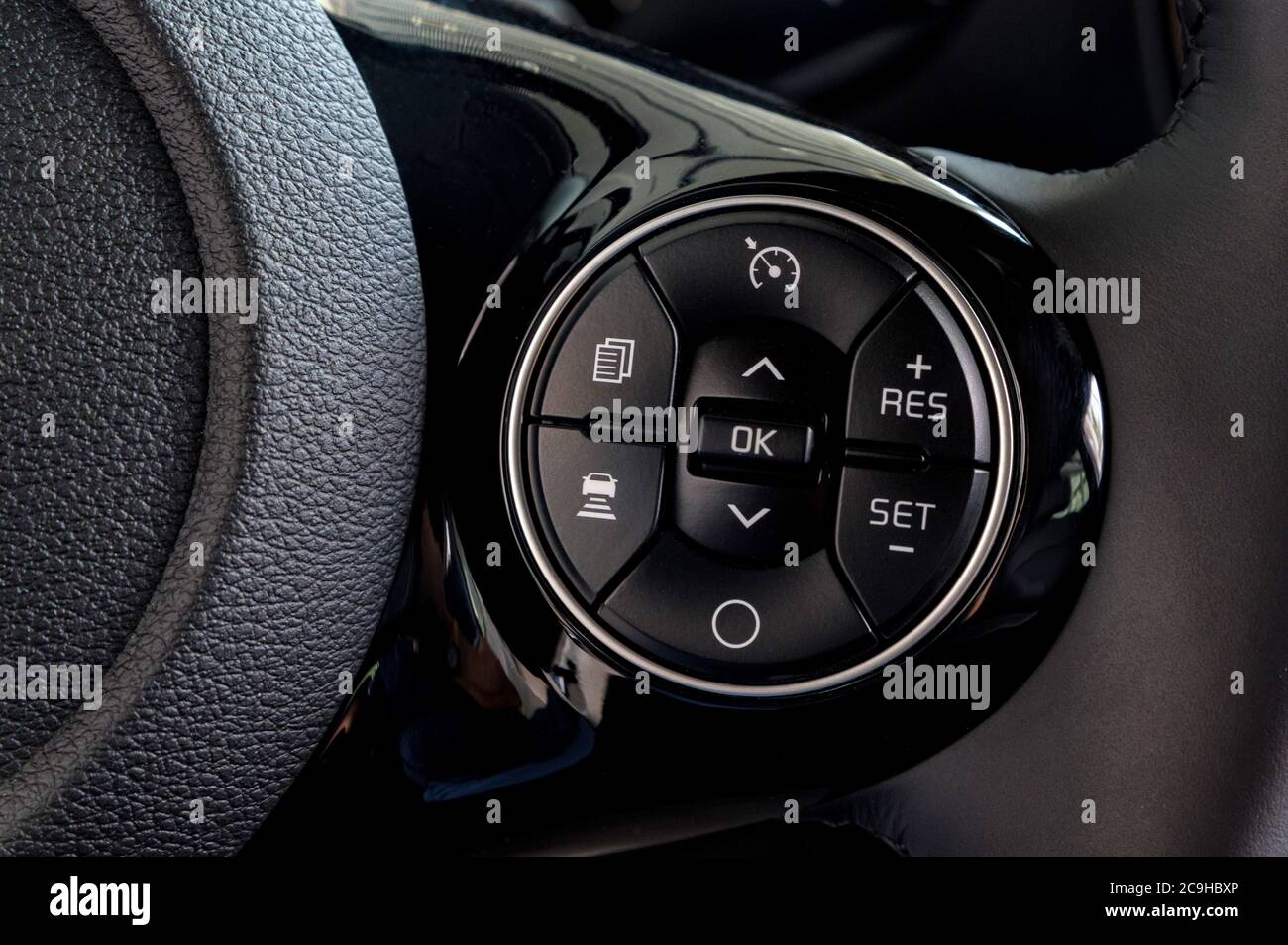 Car dashboard digital cruise control hi-res stock photography and ...