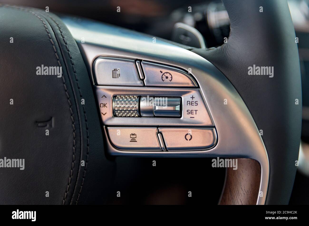 Car dashboard digital cruise control hi-res stock photography and ...