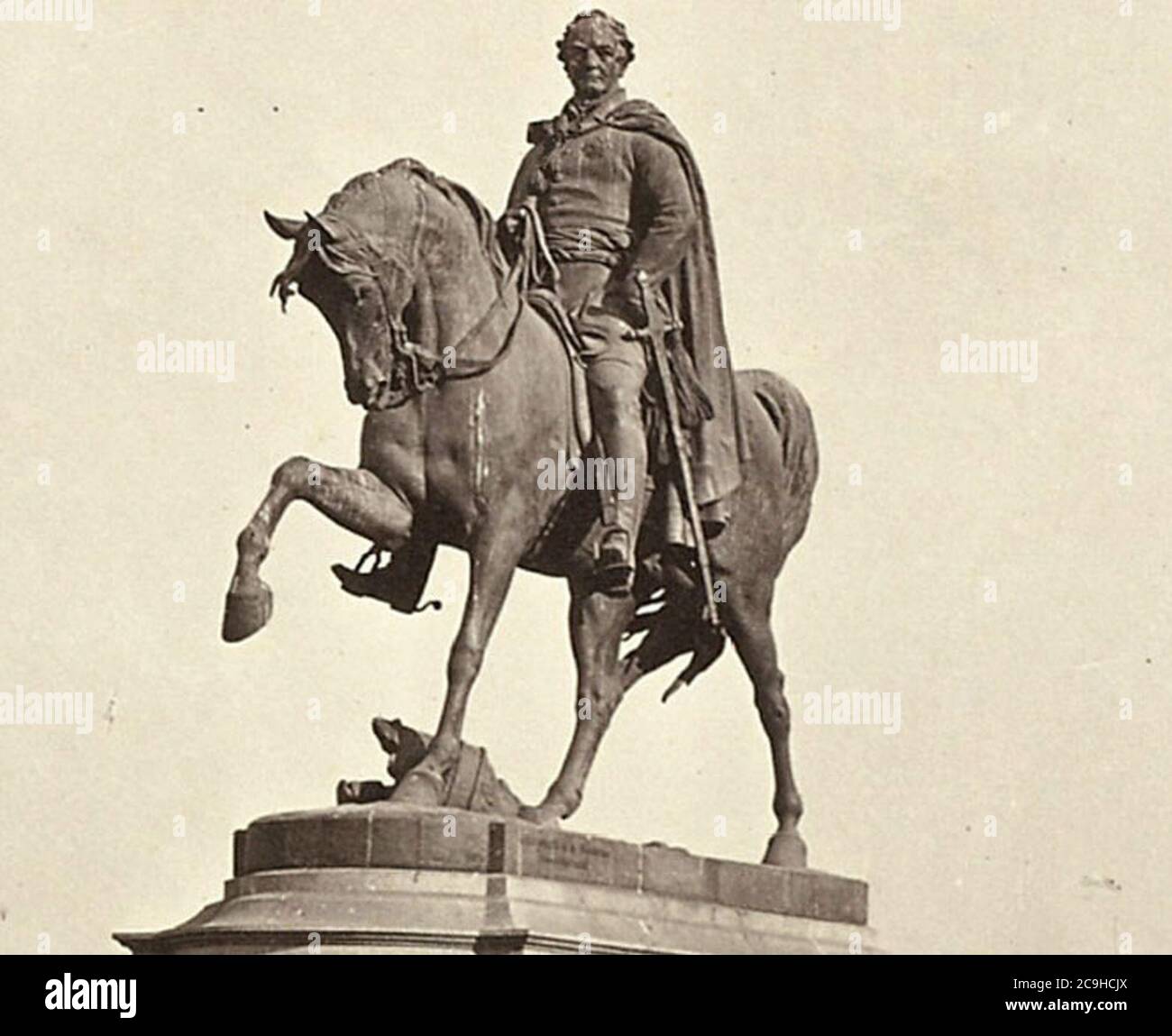 J.H. Foley's equestrian statue of the Viscount Hardinge of Lahore int ...