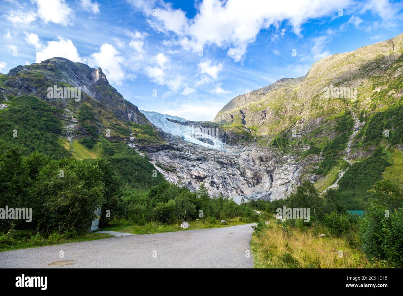 Boyabreen glacier in Norway Stock Photo - Alamy