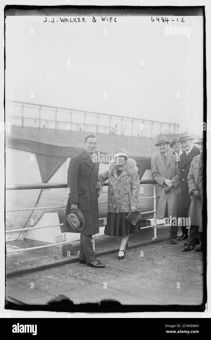 J.J. Walker & wife Stock Photo - Alamy