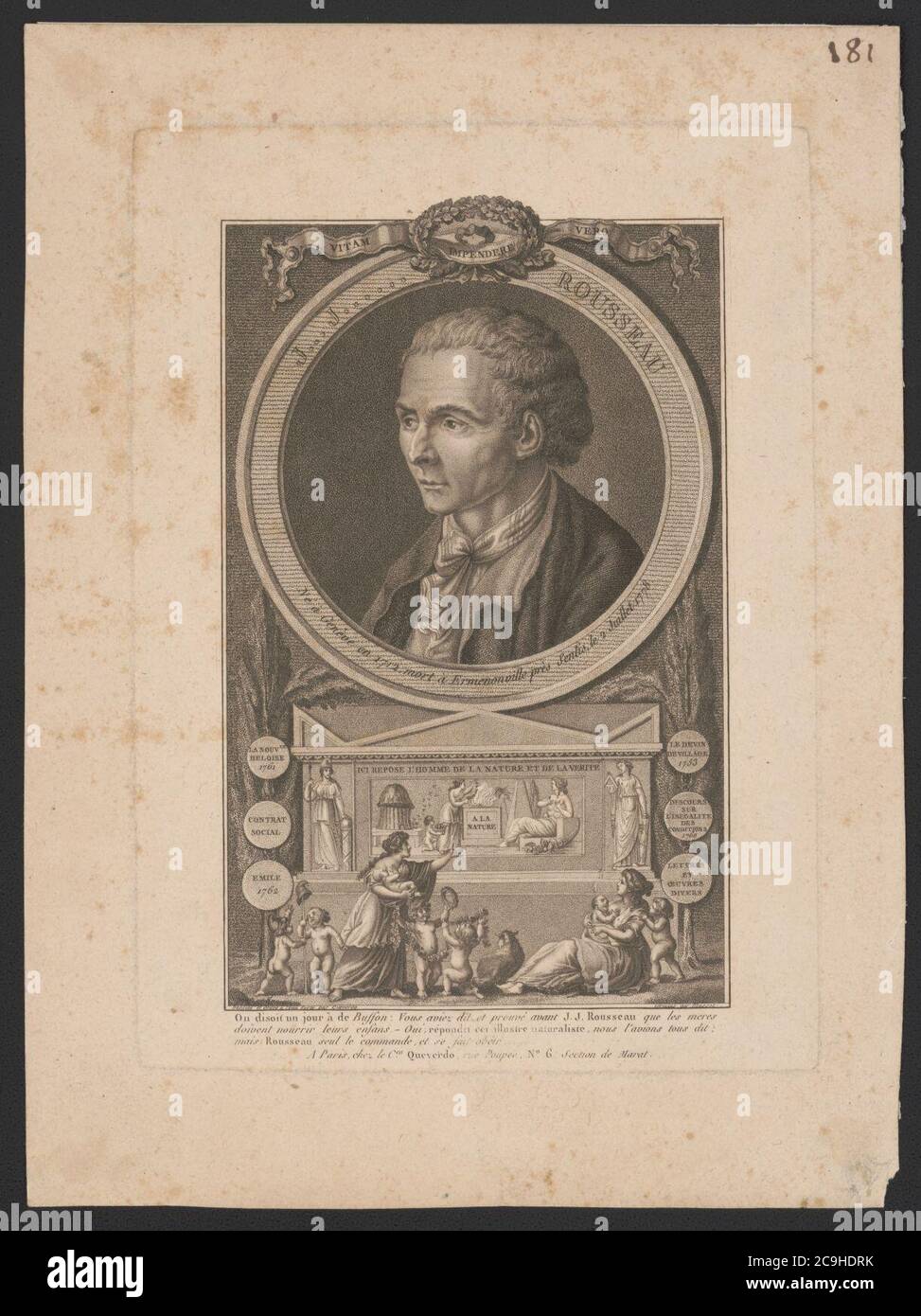 J j rousseau hi-res stock photography and images - Alamy