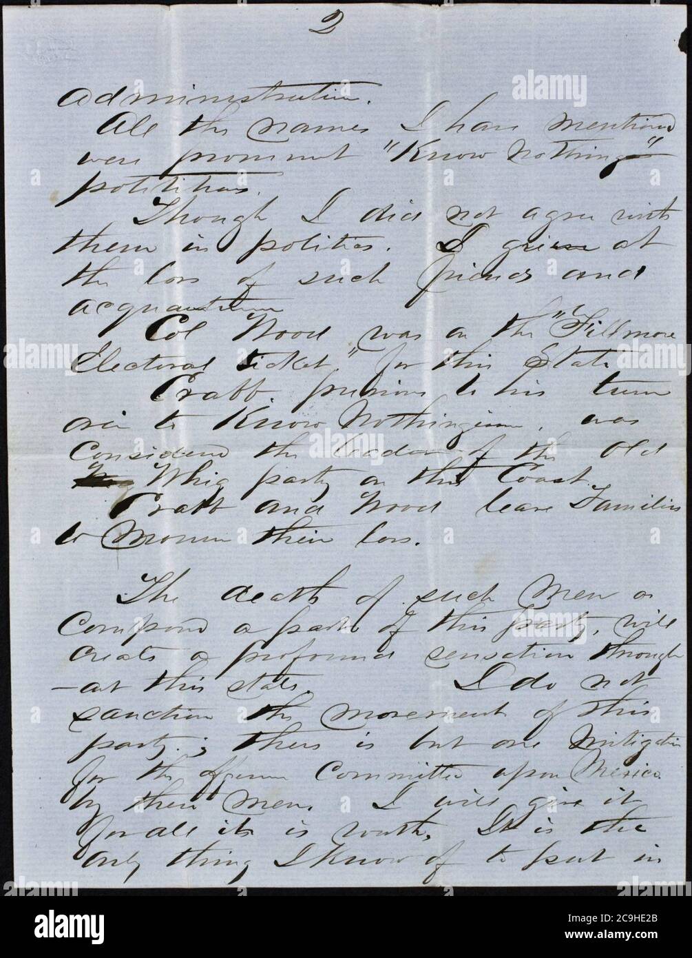 J.M. Vansyckle letter to A.W. Francisco, Cincinnati, Ohio, 1857 Stock ...