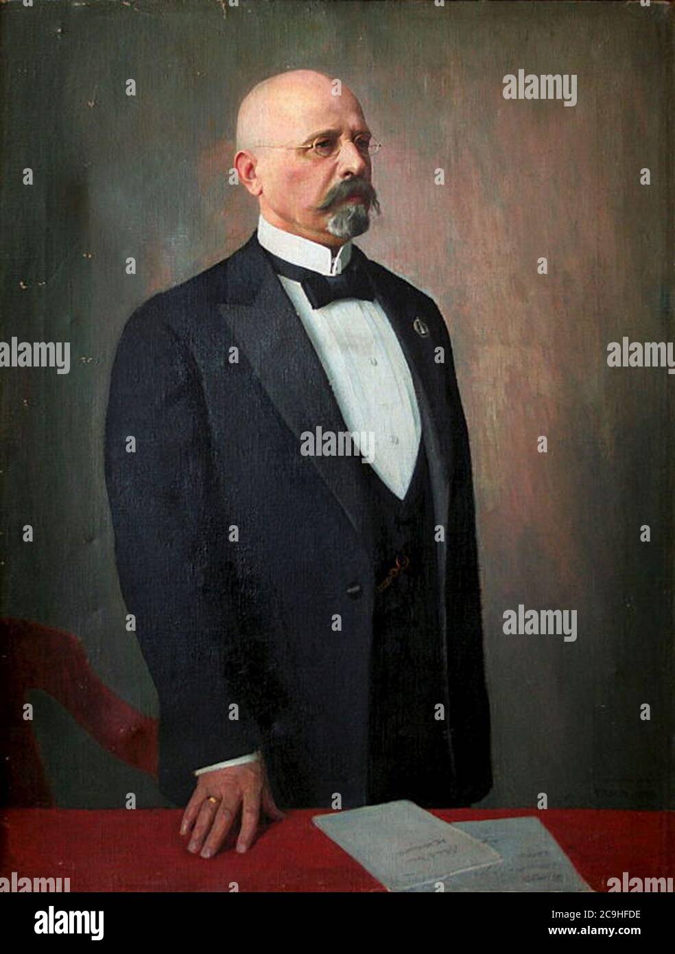 Jaan Poska portrait by Paul Raud Stock Photo - Alamy